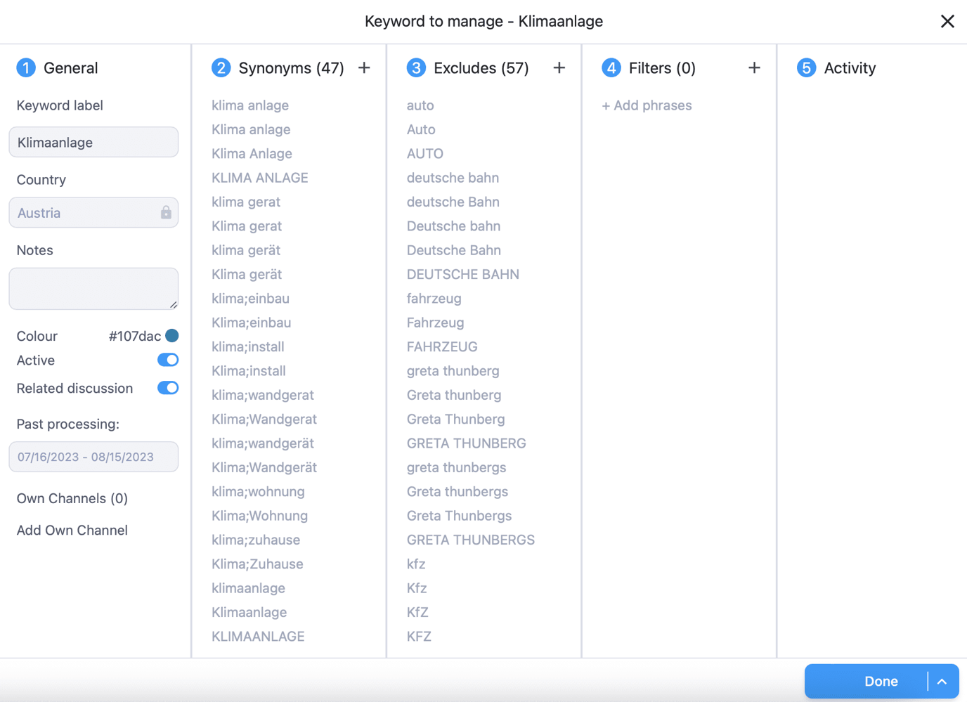 What is a keyword? (definition)