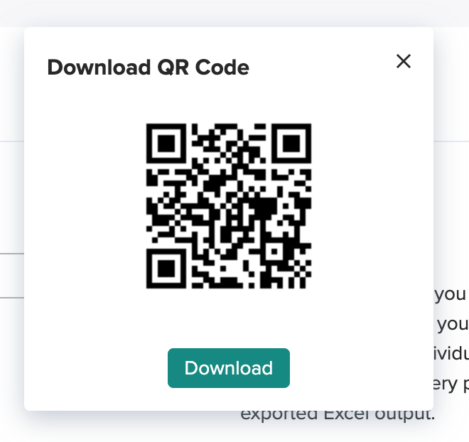 Sharing Surveys via QR Code